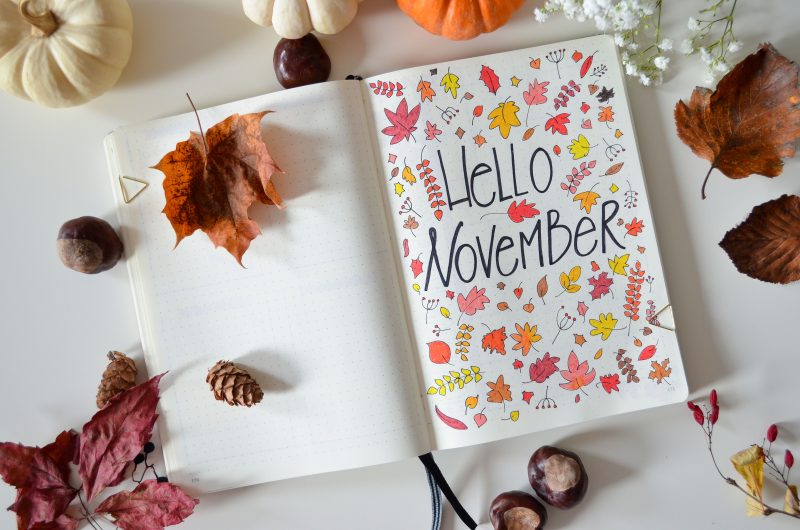 Lifestyle | November Bujo: Autumn Inspired Bullet Journal • Elena's Edit